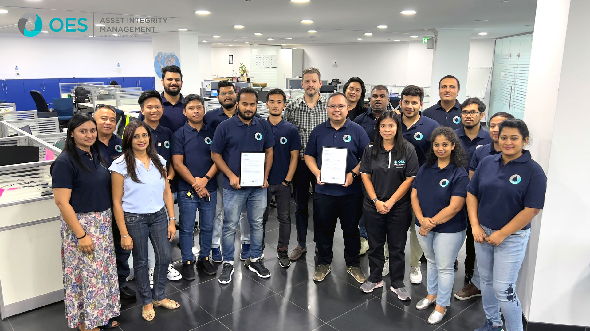 OES achieves ISO Accreditations in Dubai